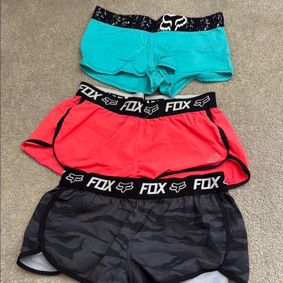 Fox | Shorts | Fox Racing Shorts Set Teal Red Black | Poshmark